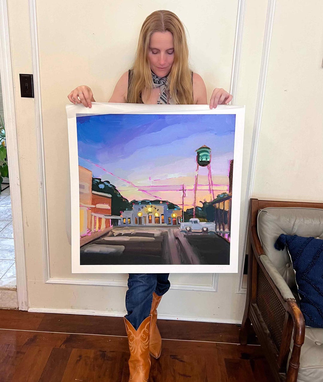 Gruene Hall Texas Art Print, Archival Quality, Dance Hall Painting - Etsy