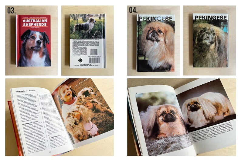 Vintage Dog Breed Books Vintage Book Decor Dog Books Pet - Etsy