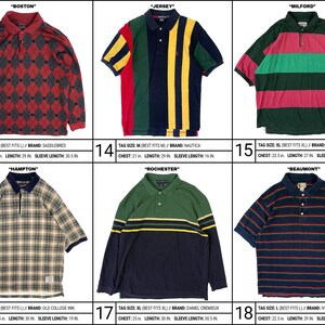 Vintage Polo Shirts Golf Shirts 80s 90s Retro Styles - Etsy
