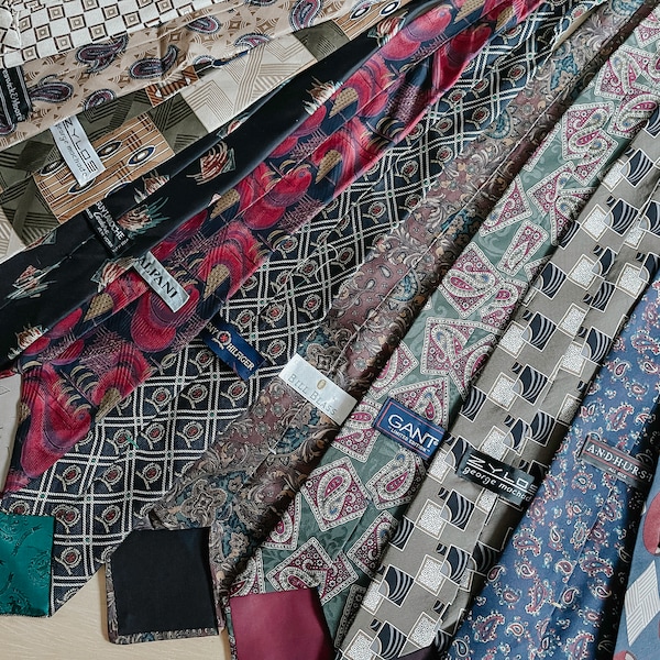 Geometric Ties - Etsy