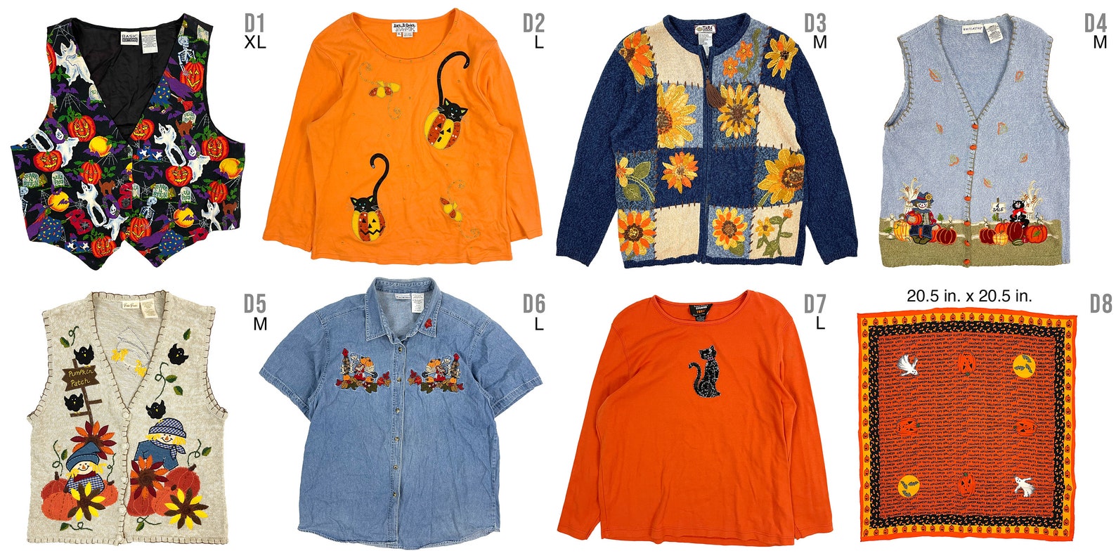 Vintage Ugly Halloween Sweaters All Sizes Tacky Halloween - Etsy