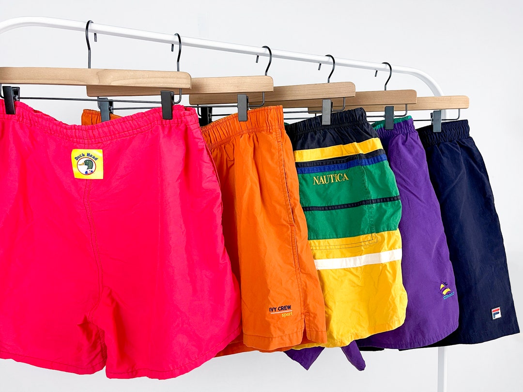 Vintage Swim Trunks 80s 90s Swim Trunks Vintage Swimwear - Etsy