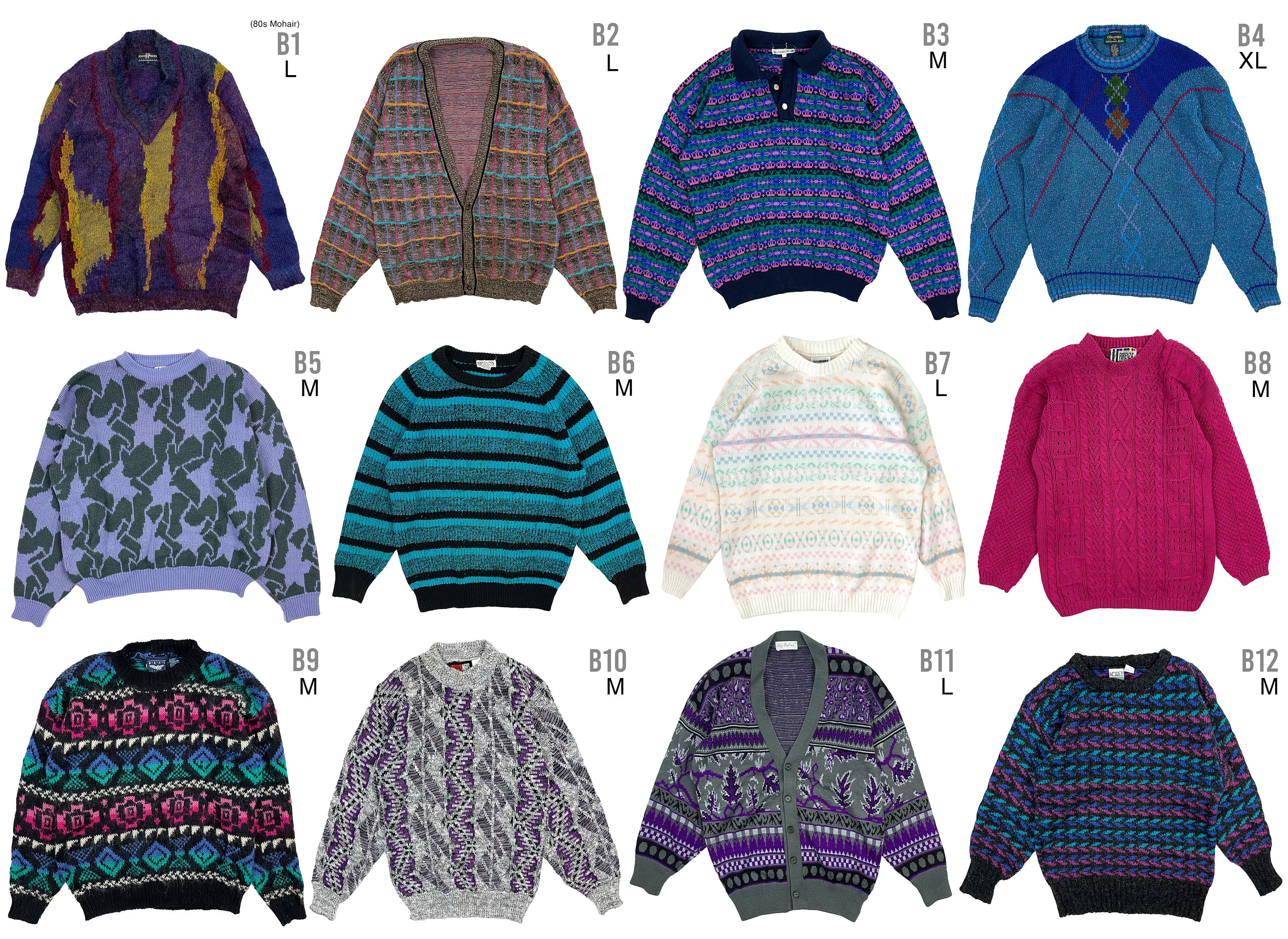 80s Vintage Sweaters Cozy Sweaters Oversized Sweaters | Etsy