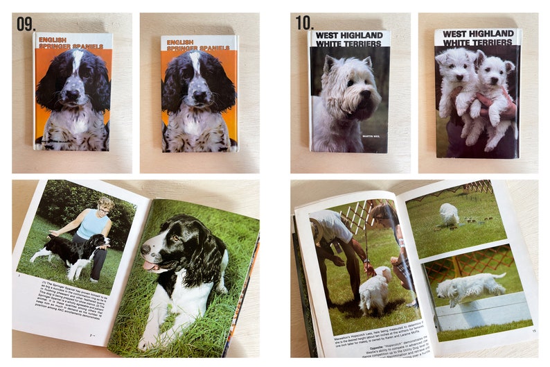 Vintage Dog Breed Books Vintage Book Decor Dog Books Pet - Etsy
