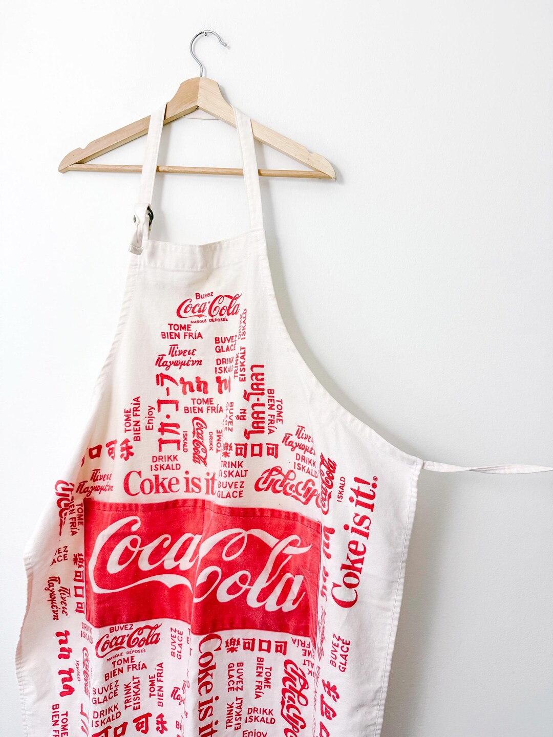 80s Vintage Coca Cola Apron - Etsy Australia