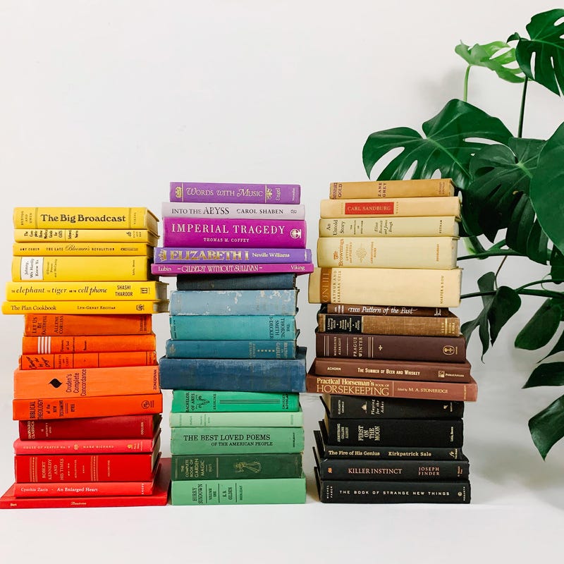 Decorative Books - Etsy