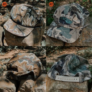 Vintage Camouflage Hats 80s 90s Style Camo Hats Snapbacks Trucker Hats Baseball Cap Gift Ideas ...