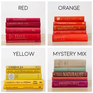 Vintage Decorative Books by Color | Books by the Foot | Choose Colors ...