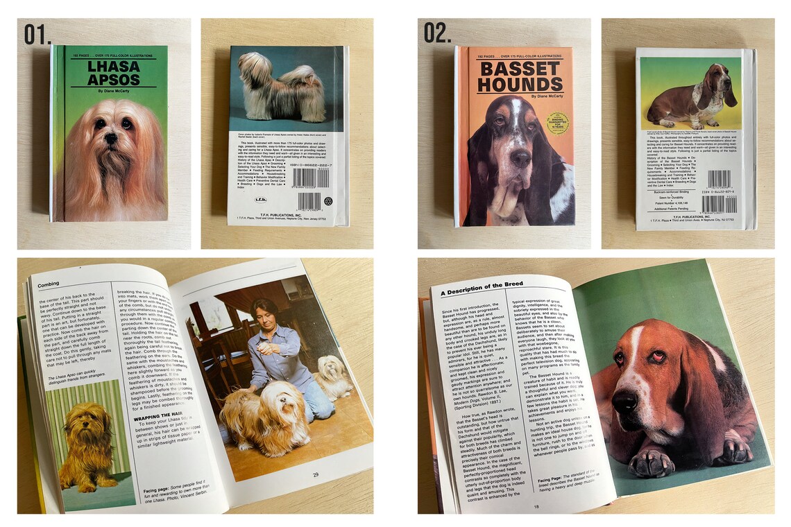 Vintage Dog Breed Books Vintage Book Decor Dog Books Pet - Etsy