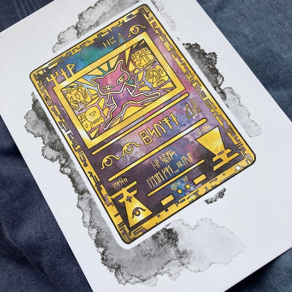 Ancient Mew Card - Etsy