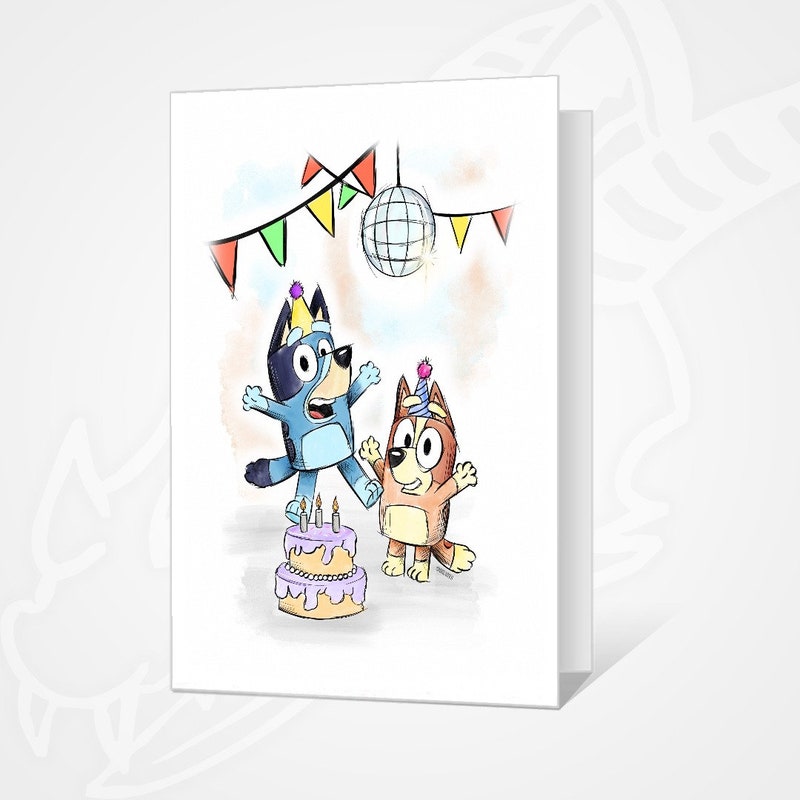 Bluey Birthday Printable - Etsy