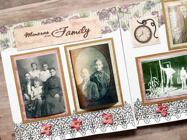 Family Heritage Scrapbook Layouts 12 by 12 Heritage Scrapbook Pages ...