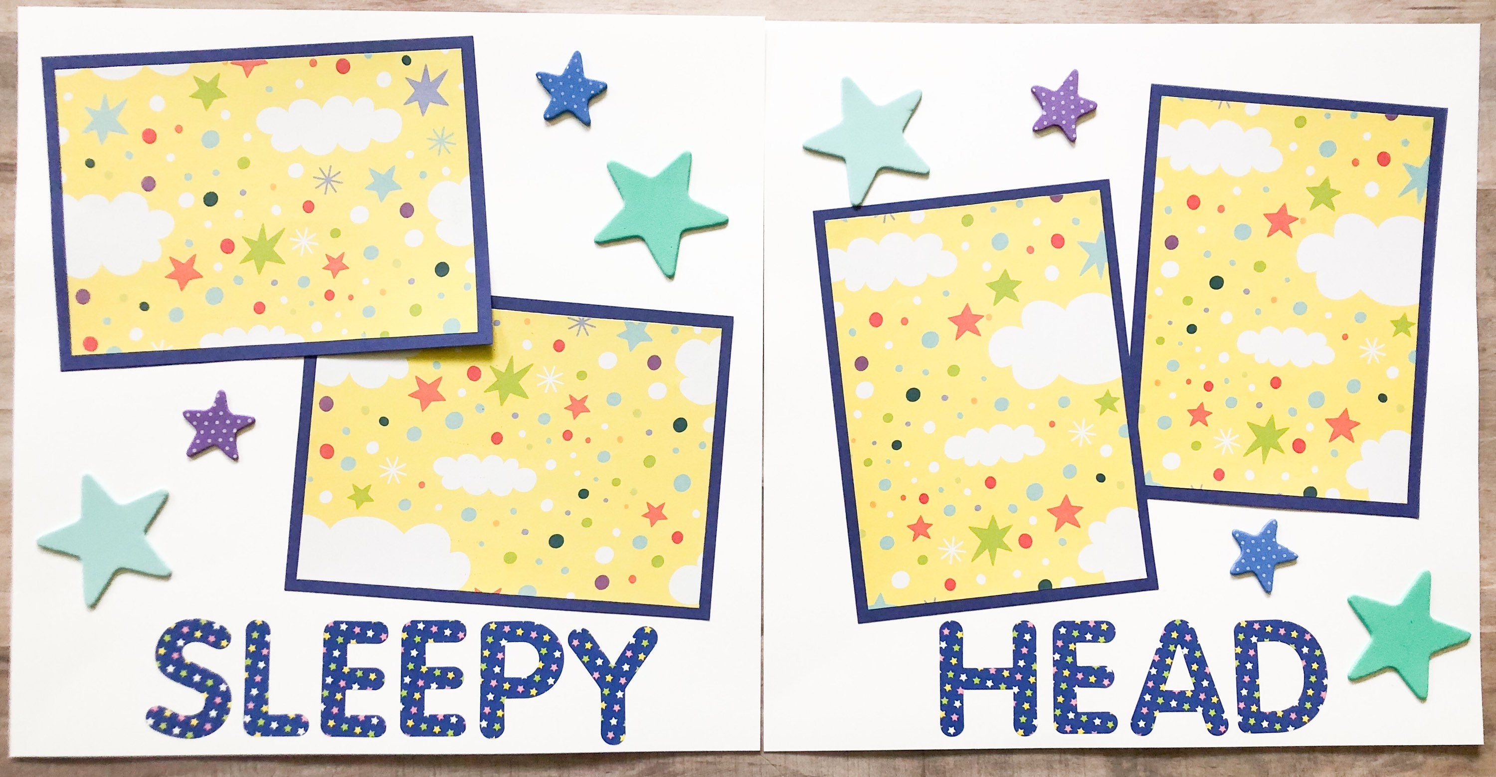 Baby Scrapbook Layouts Sleepy Baby Scrapbook Pages Sleepy Baby ...