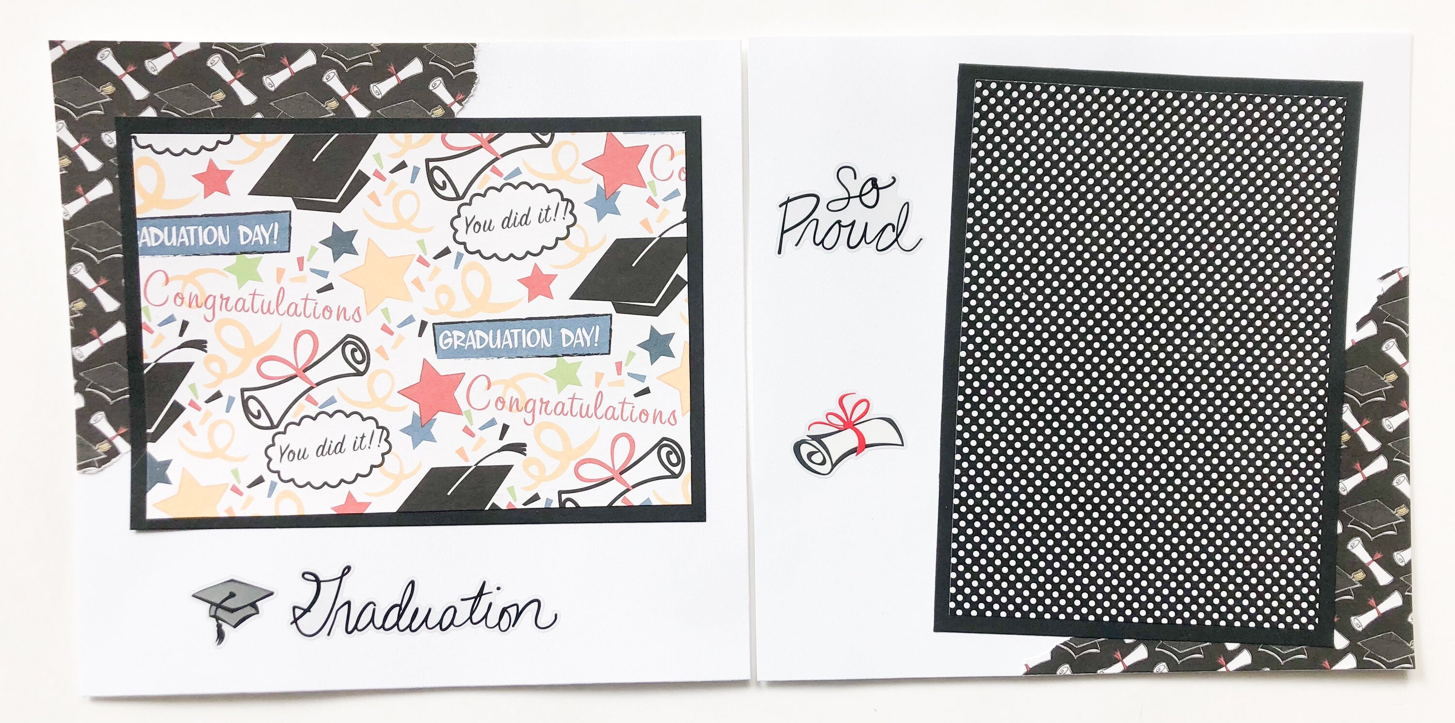 Graduation Scrapbook Album Graduation Album Premade | Etsy