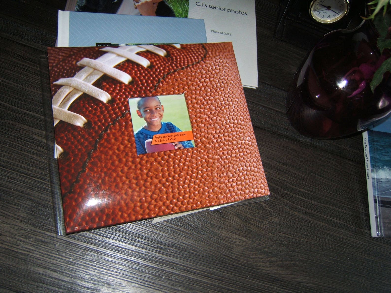 Football Photo Album Football Scrapbook Album Premade - Etsy