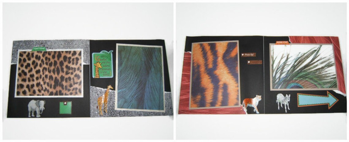 Zoo Scrapbook Album Zoo Photo Album Trip to the Zoo Album - Etsy