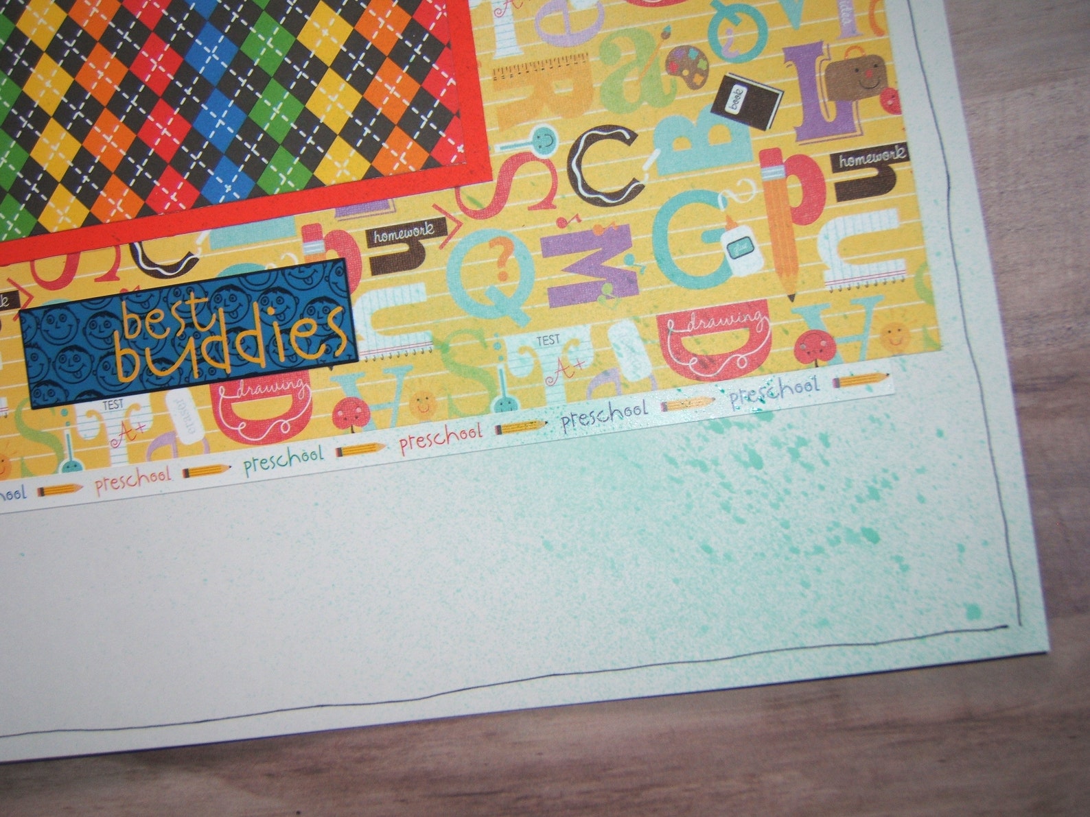 Preschool Scrapbook Pages Back to School Pages Premade - Etsy