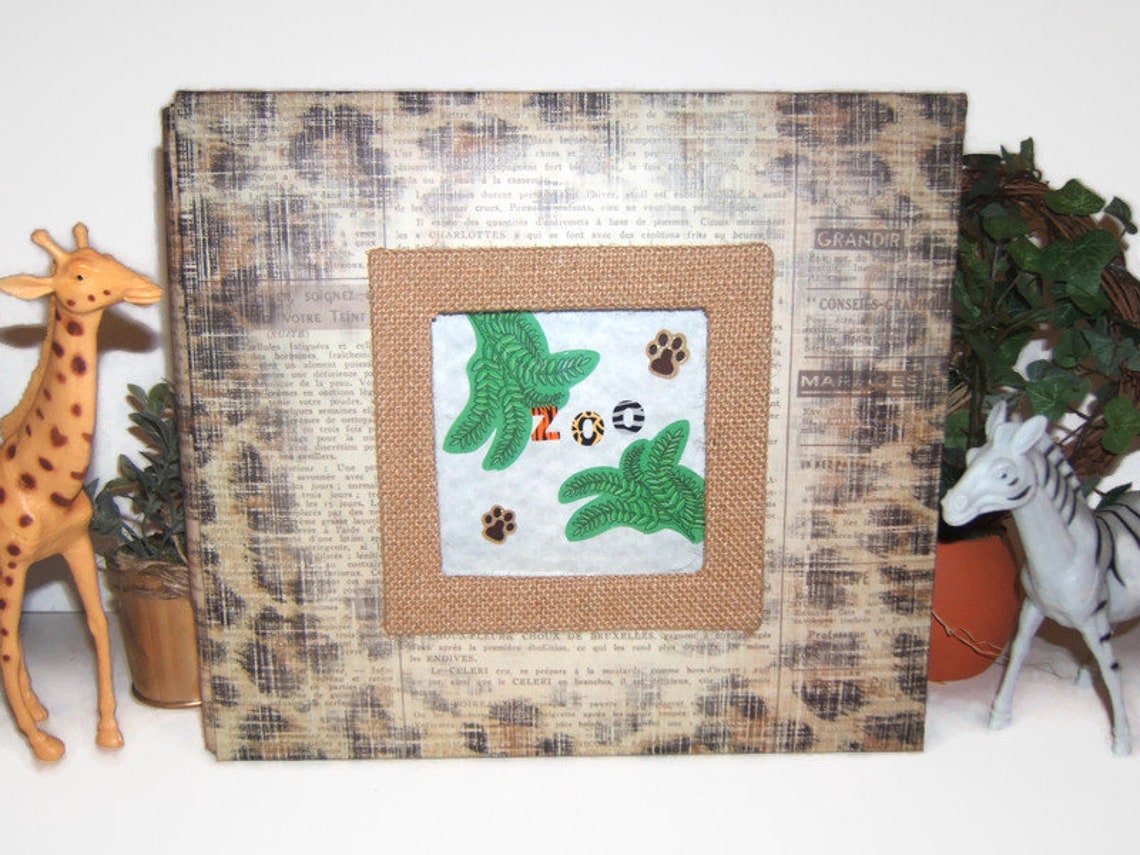 Zoo Scrapbook Album Zoo Photo Album Trip to the Zoo Album - Etsy