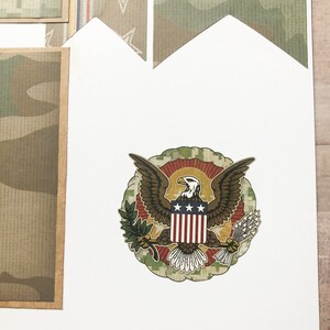 Army Scrapbook Pages - Premade Army Layout - Military Pages - 12 by 12 ...