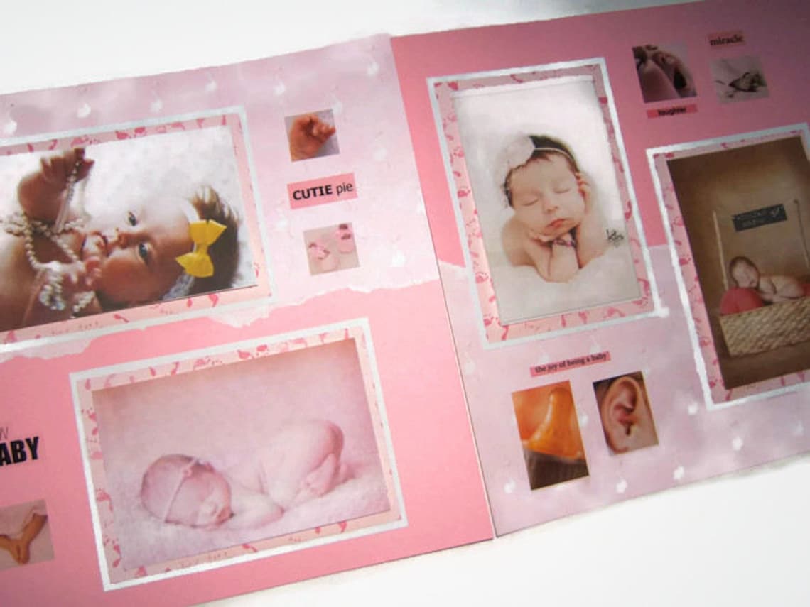 Baby Girl Scrapbook Layout Baby Girl Scrapbook Pages Baby Girl Pages 12 ...