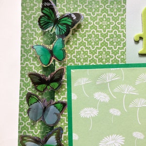 Butterfly Scrapbook Layouts - 12 by 12 Heritage Scrapbook Pages ...