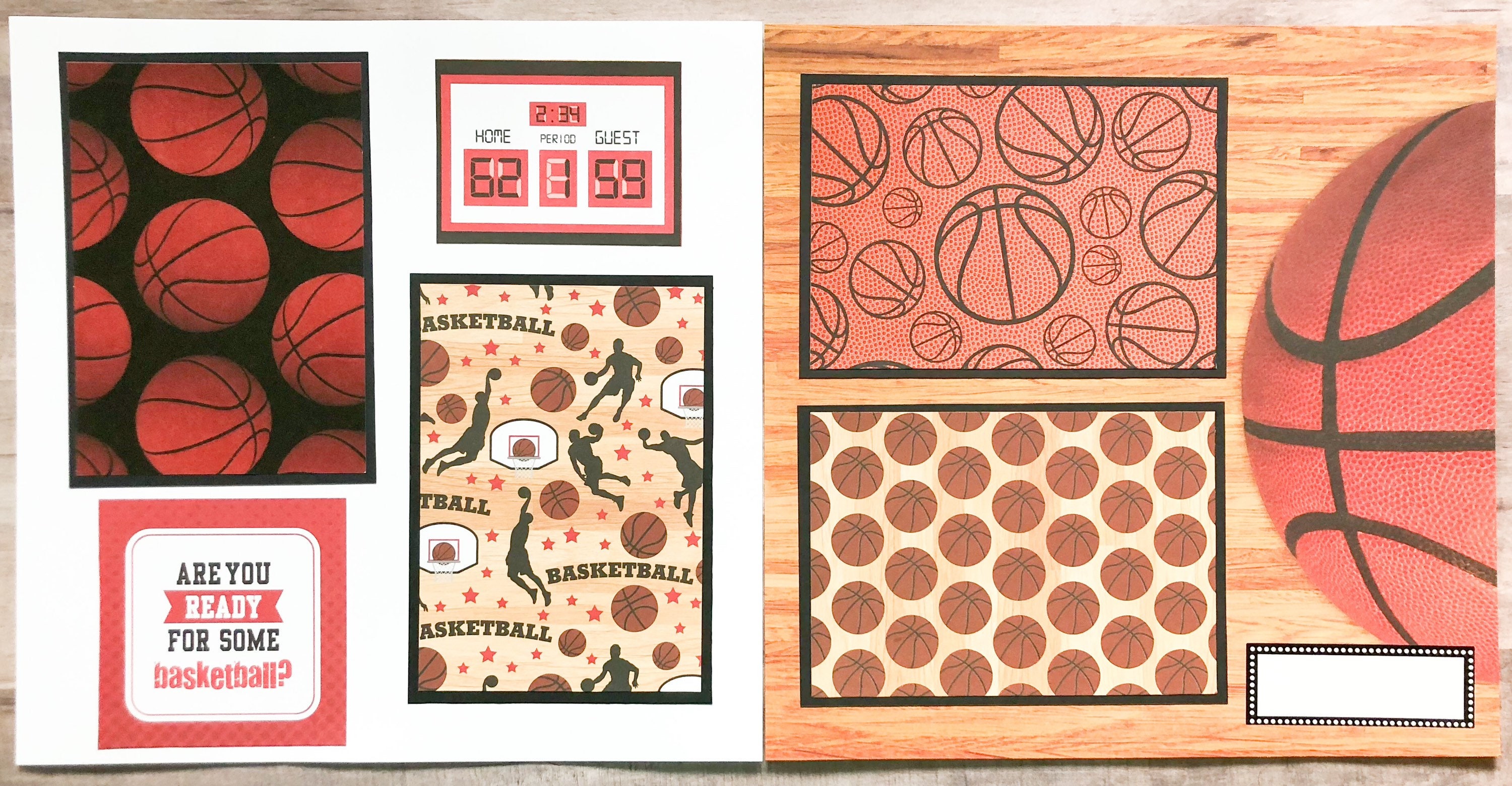 Basketball Scrapbook Album - Basketball Photo Album - Coach Gift Idea ...
