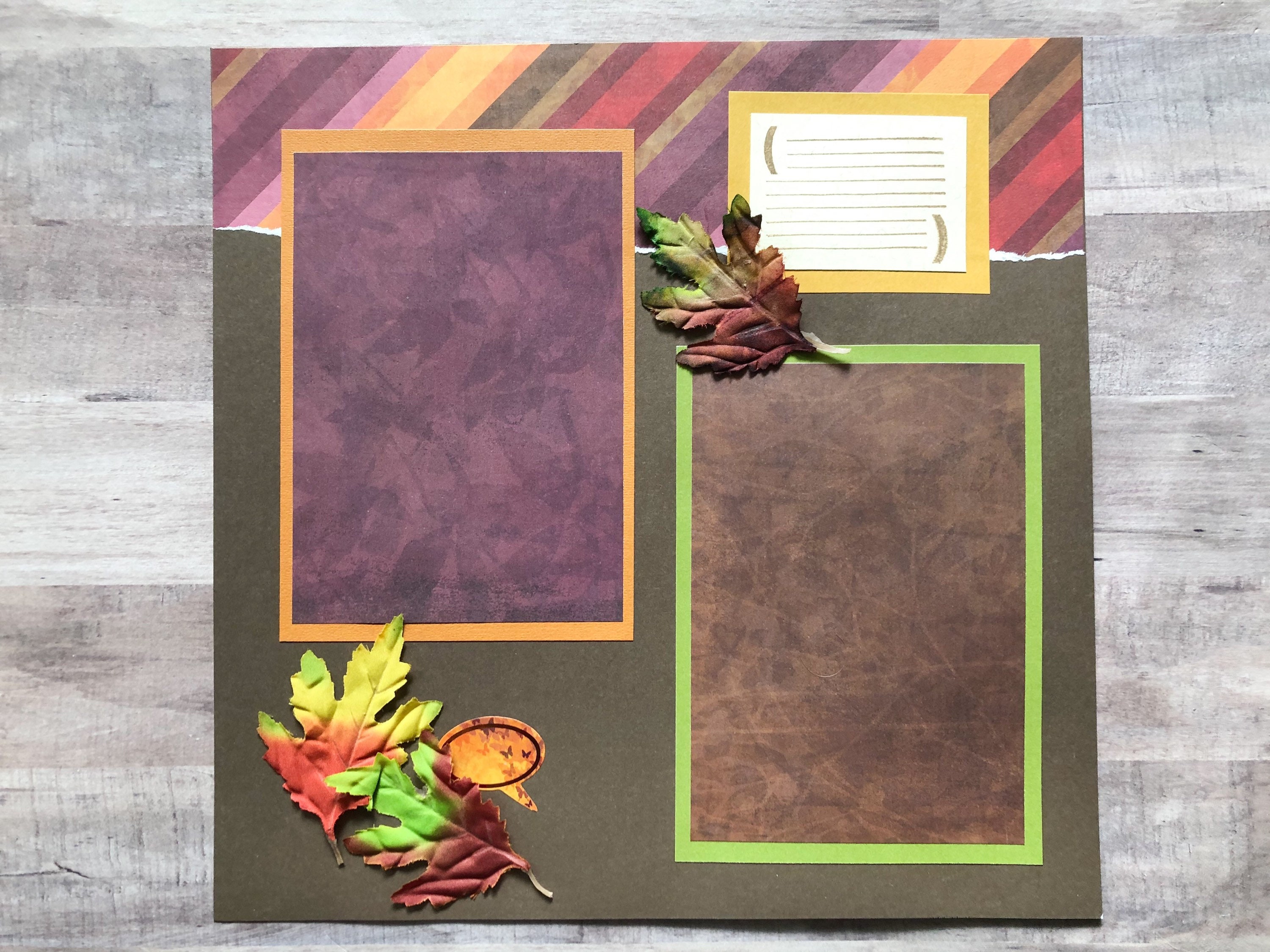 Simple Scrapbook Cover Page Designs