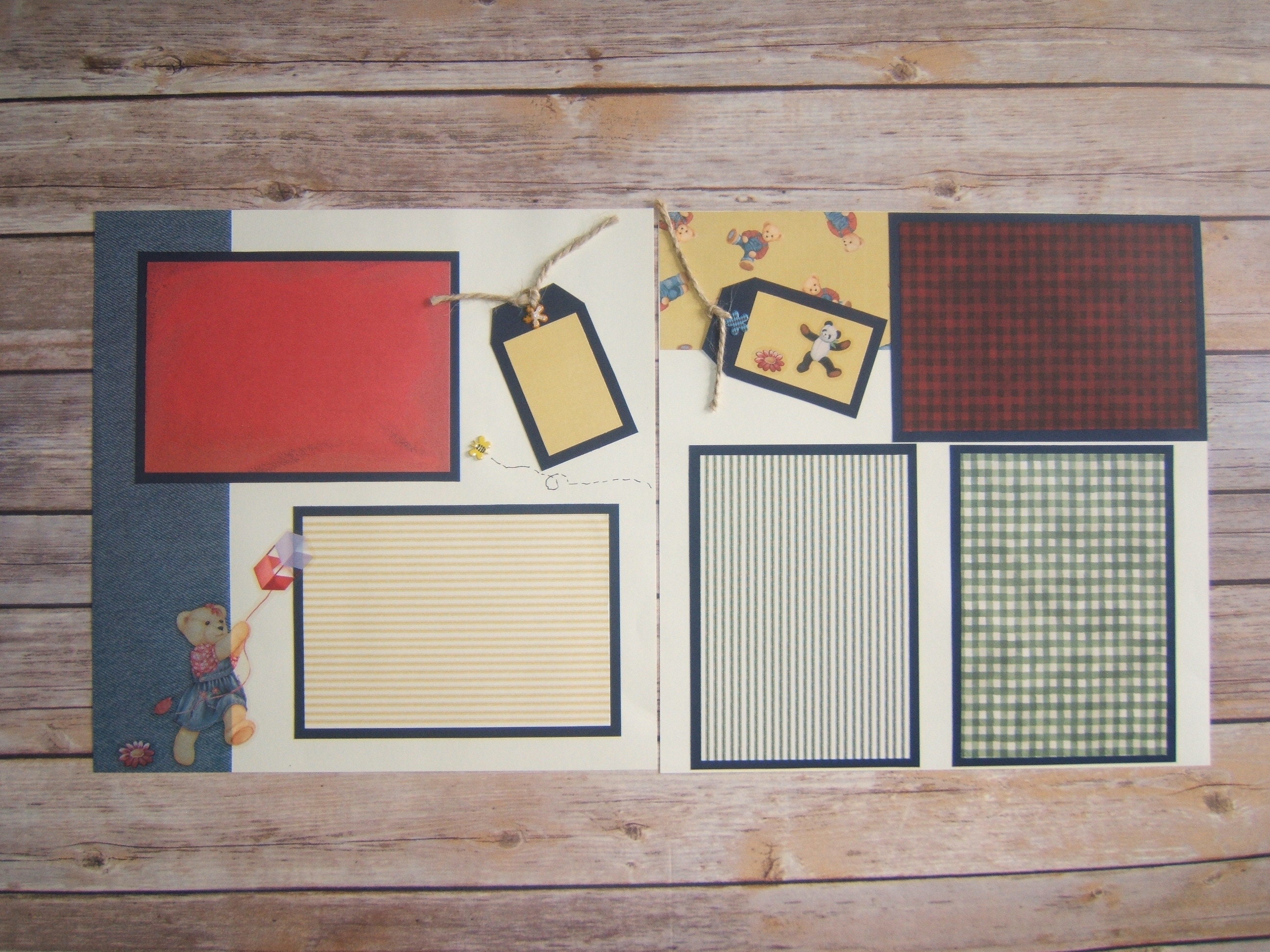 Grandma Scrapbook Album Teddy Bear Scrapbook Album - Etsy