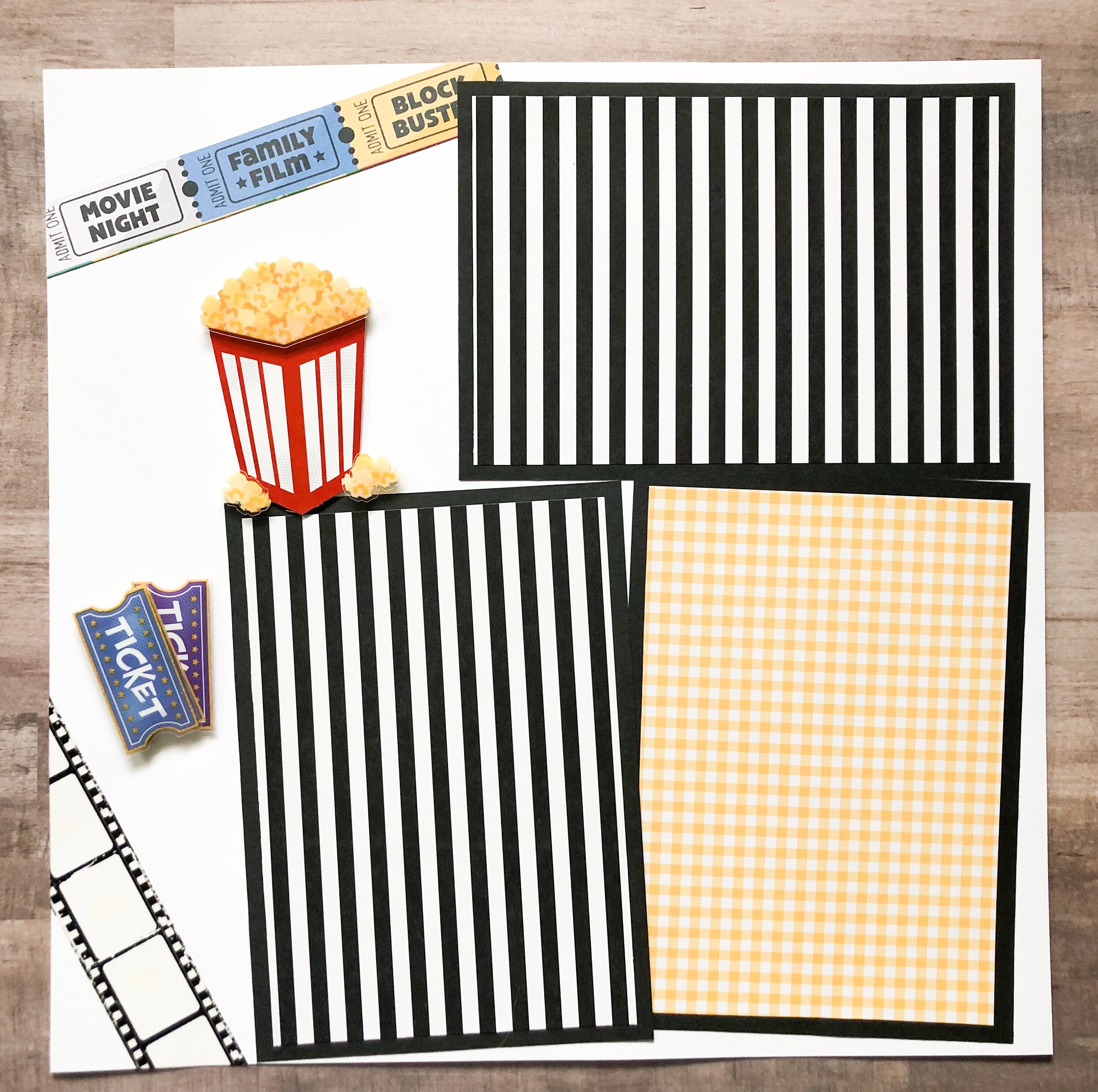 Movie Scrapbook Pages - Scrapbook Premade Pages - Premade Movie Layouts ...