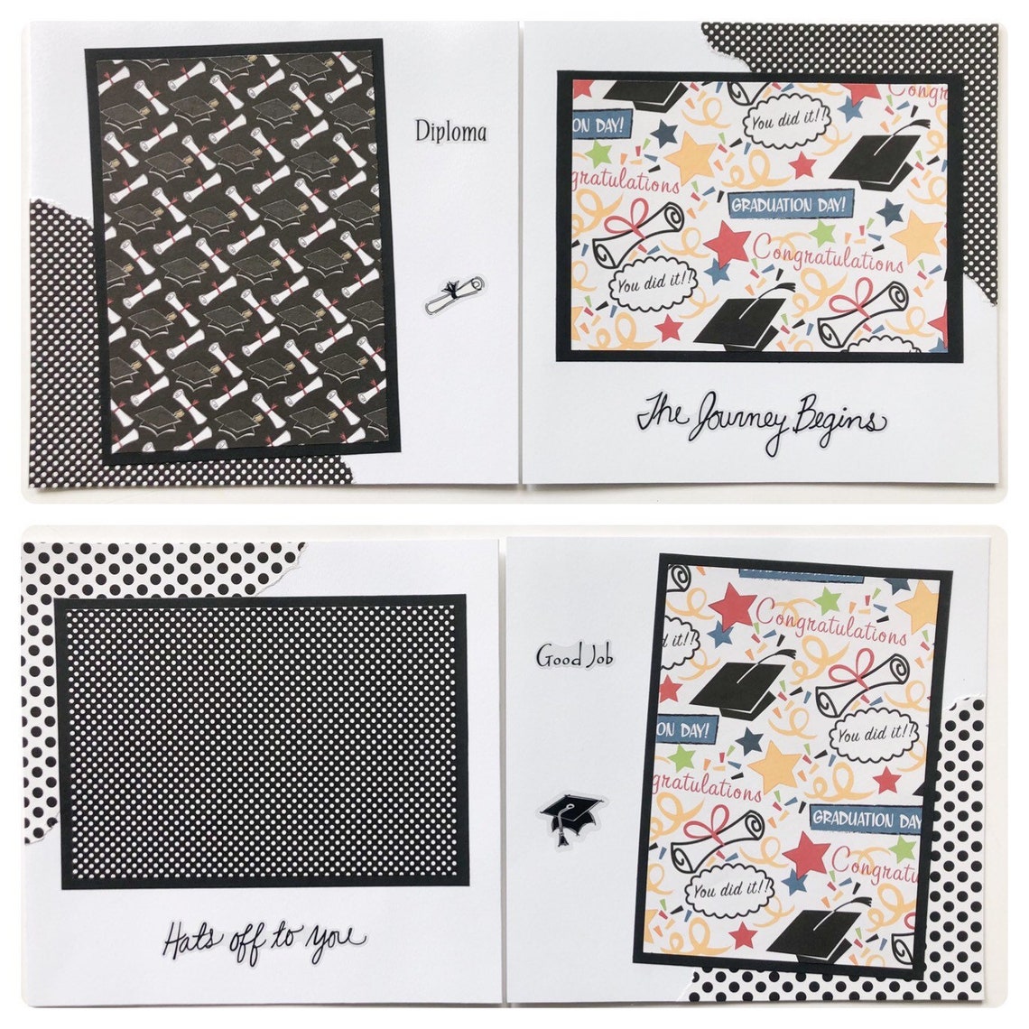 Graduation Scrapbook Album Graduation Album Premade | Etsy