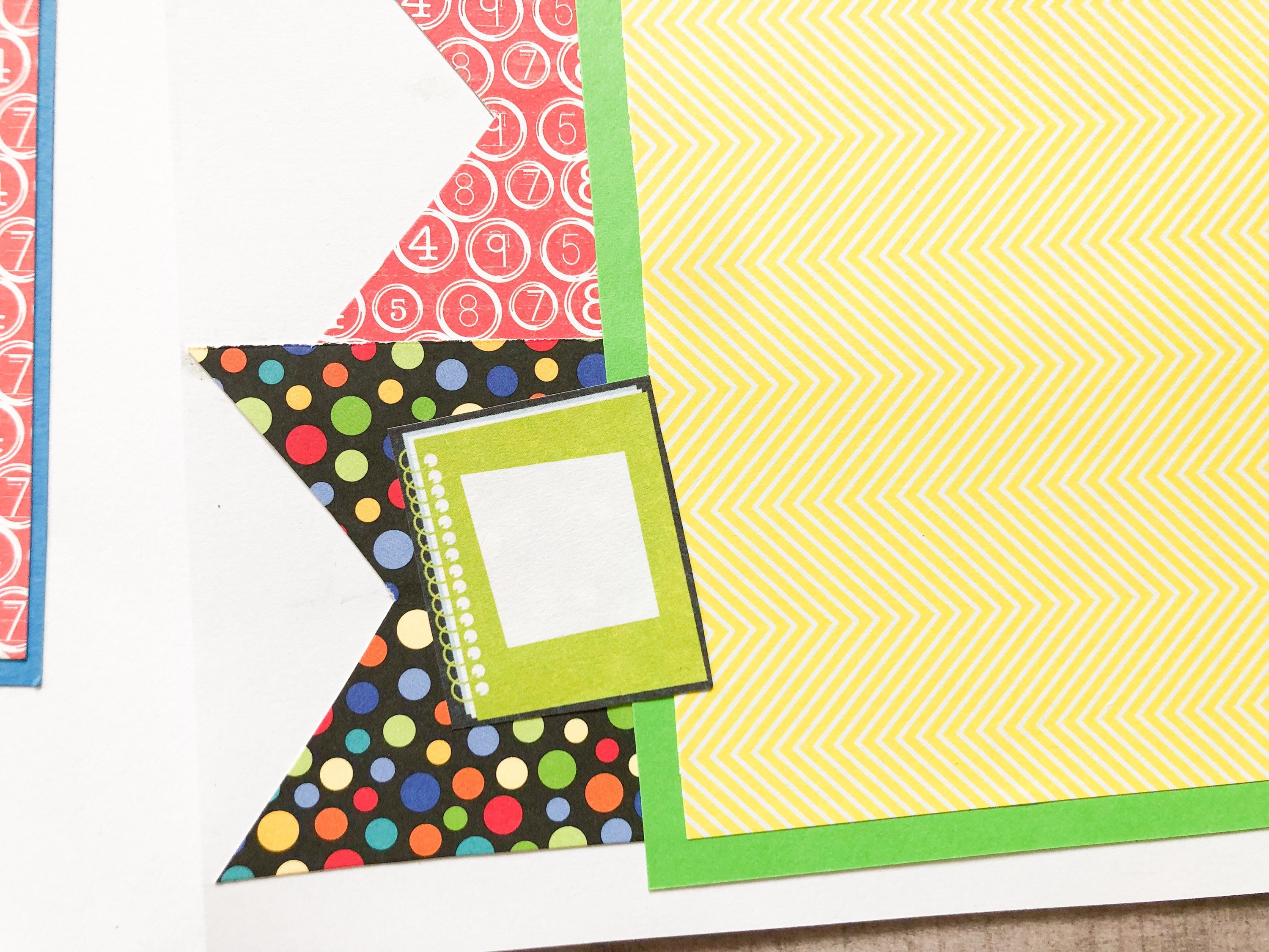 Third Grade Scrapbook Pages - Back to School Layout - Premade Third ...