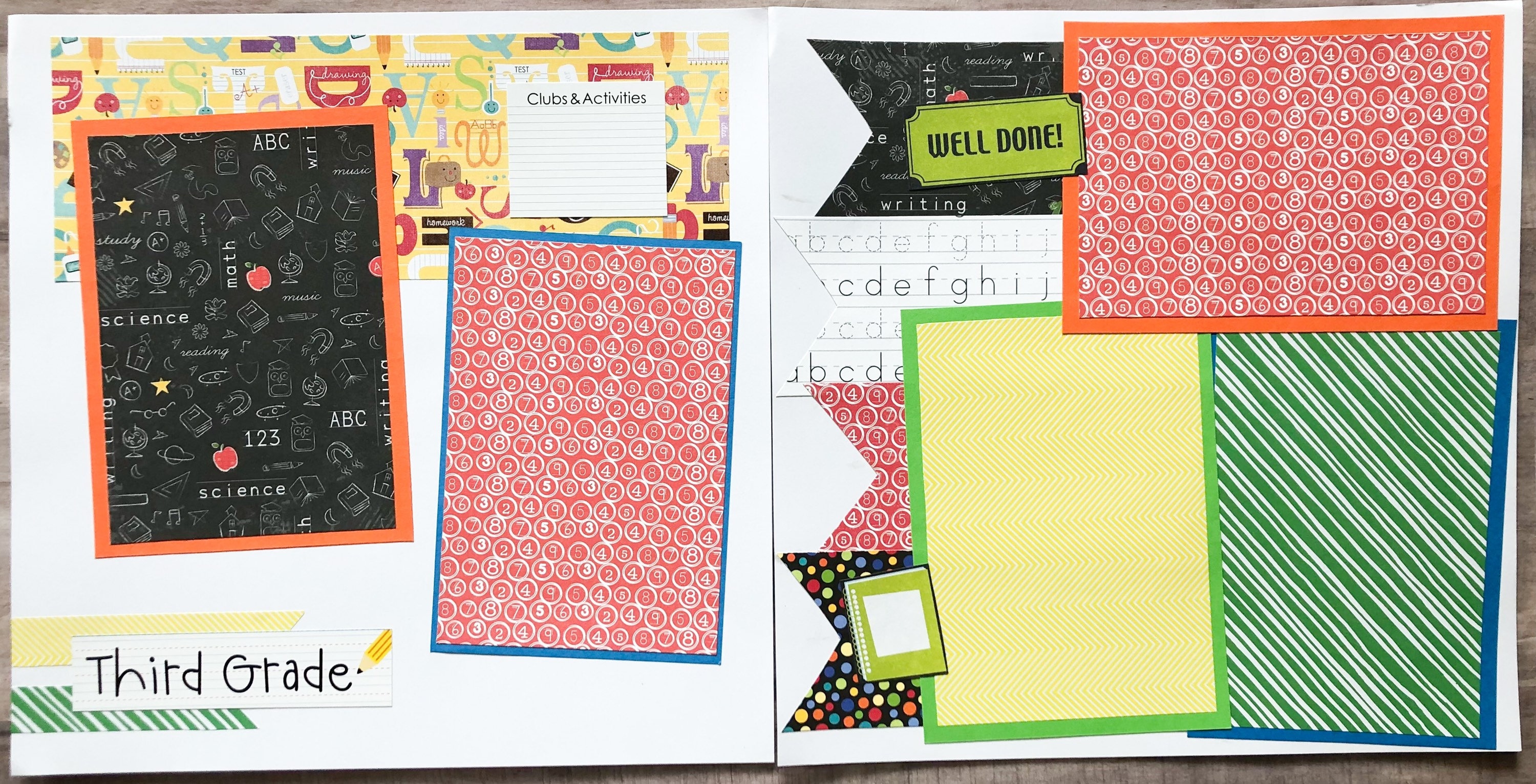 Scrapbook Designs For School Project