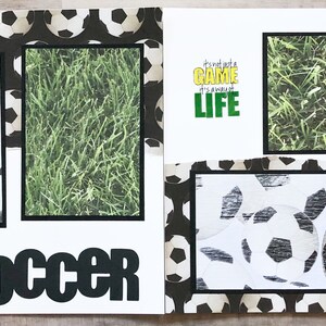 Soccer Scrapbook Album Soccer Photo Album 12 by 12 Premade - Etsy