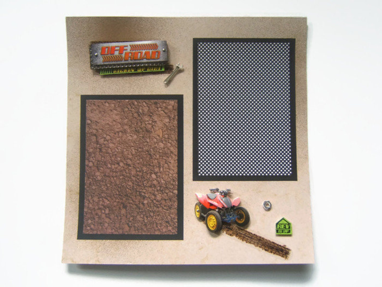 Quad Scrapbook Pages Outdoor Pages Premade Quad Layouts Quad Pages ...