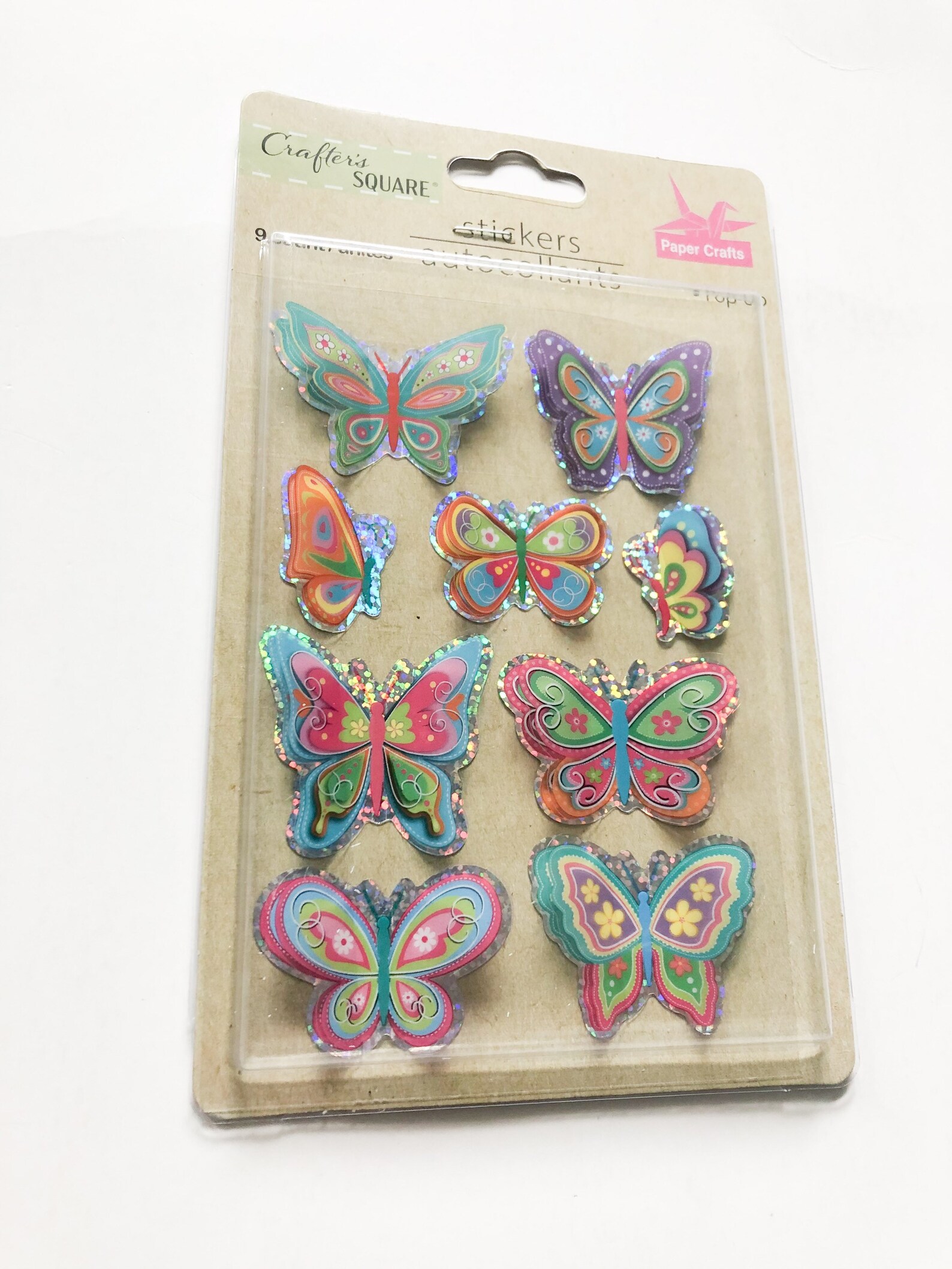 Butterfly Stickers - Scrapbooking Supplies - Multicolored Butterfly ...