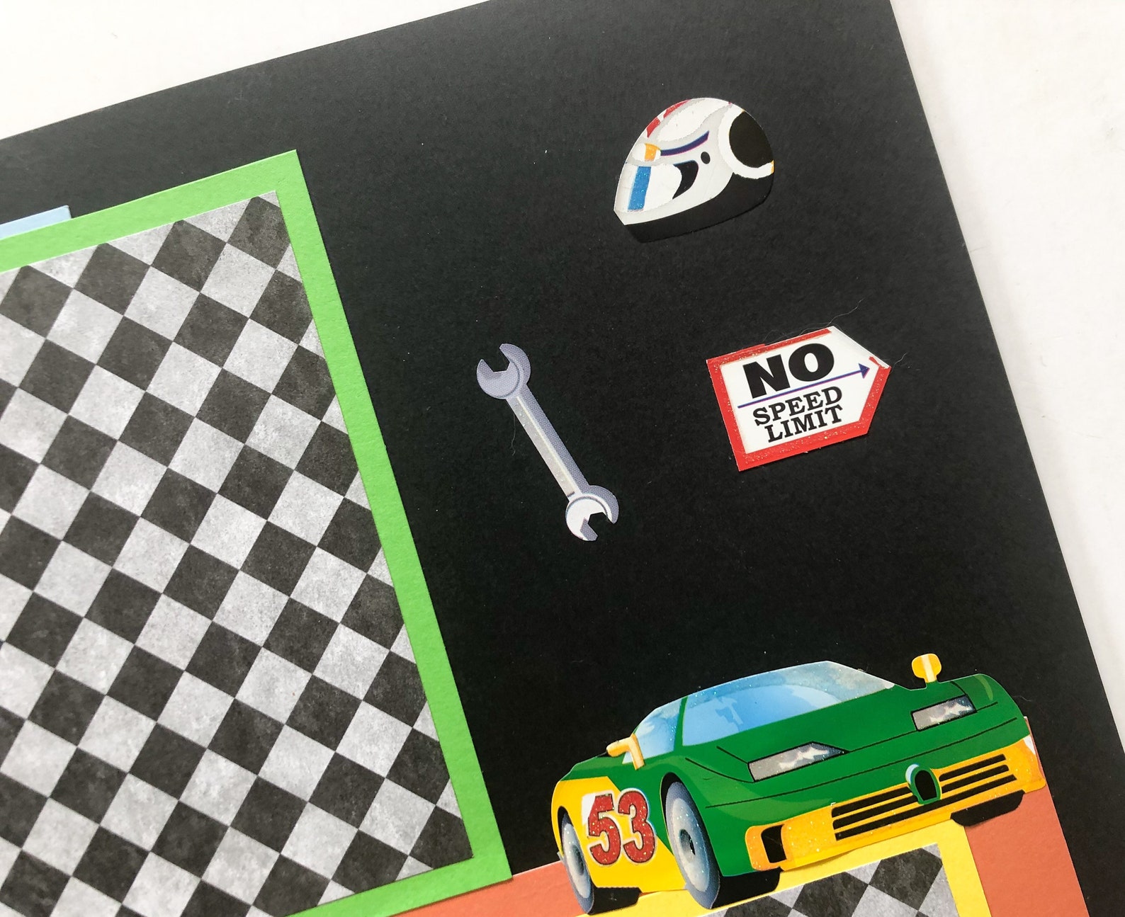 Race Car Scrapbook Layout Boy Scrapbook Pages Cars and Boy Pages 12 by ...