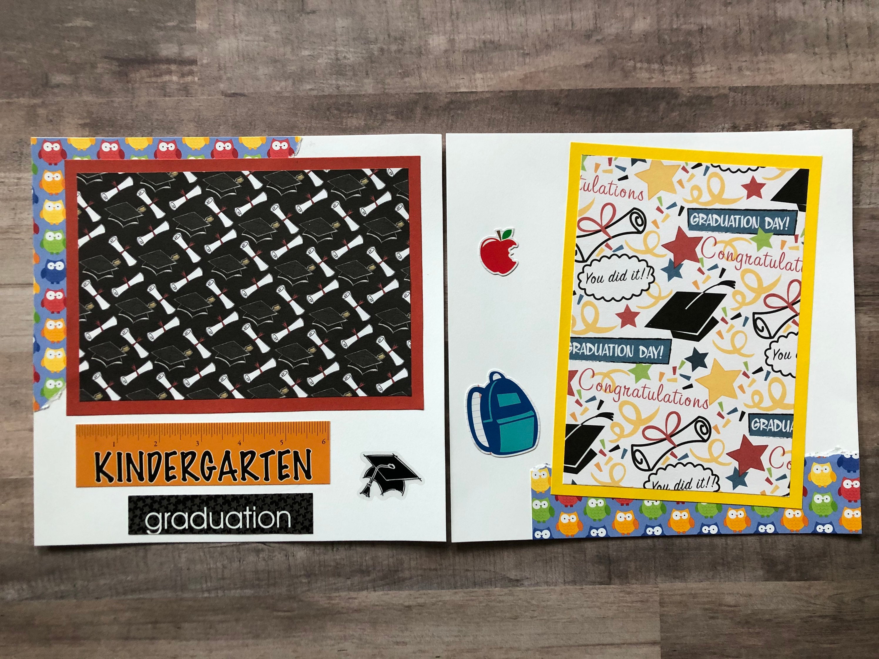 Kindergarten Graduation Album School Scrapbook Album - Etsy