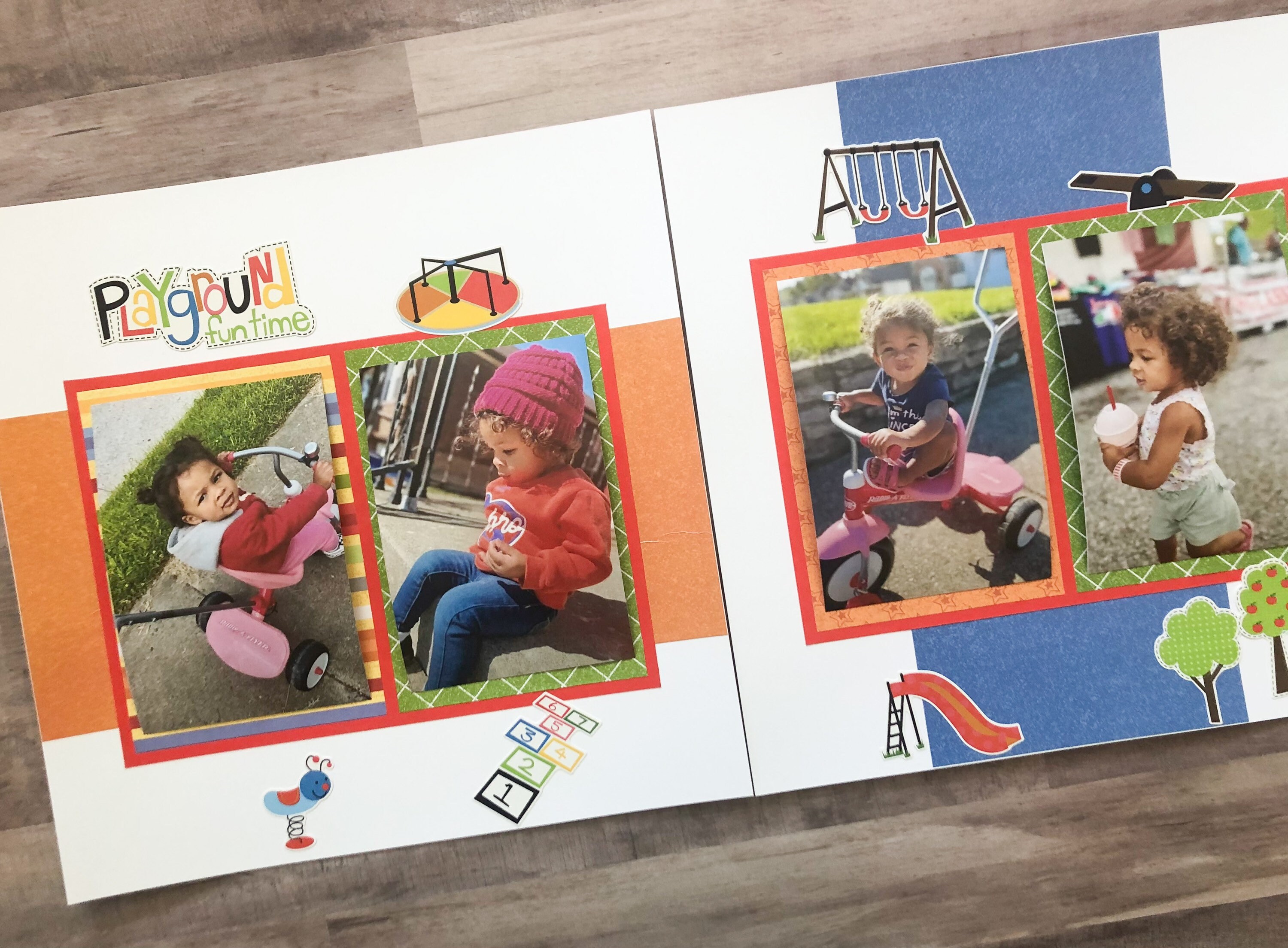 Playground Scrapbook Layout Park Pages 12 by 12 Playground Layouts ...