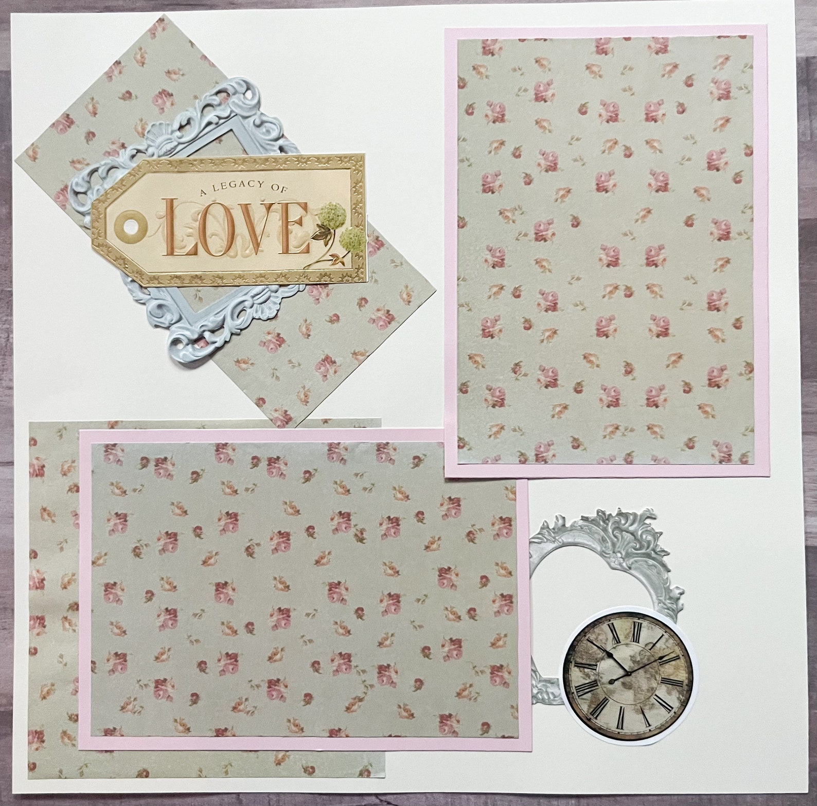 Family Scrapbook Layouts - Premade Family Scrapbook Pages - Family ...