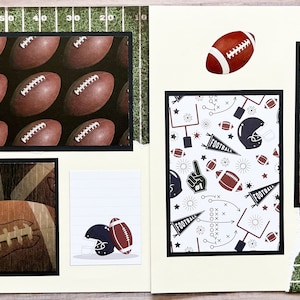 Football Scrapbook Album - Football Photo Album - 12 by 12 Premade ...