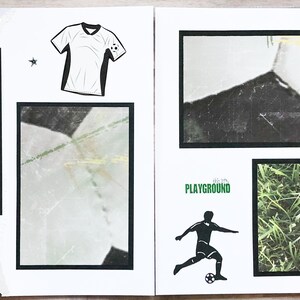 Soccer Scrapbook Album Soccer Photo Album 12 by 12 Premade | Etsy