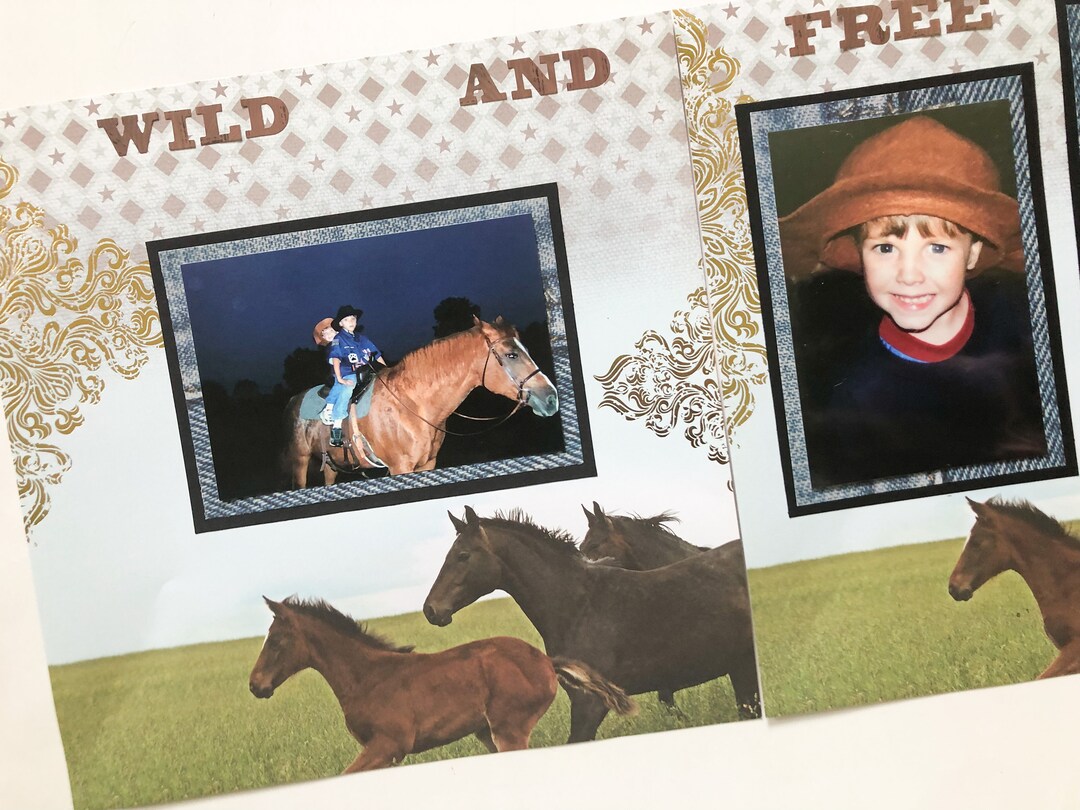 Farm Pages - Premade Farm Scrapbook Pages - Farm Scrapbook Layouts ...