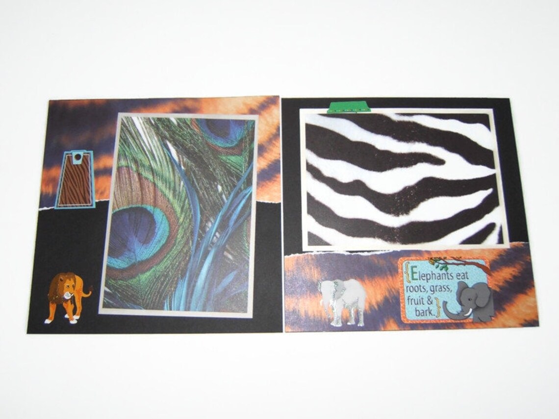 Zoo Scrapbook Album Zoo Photo Album Trip to the Zoo Album - Etsy