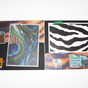 Zoo Scrapbook Album - Zoo Photo Album - Trip to the Zoo Album - Kids ...