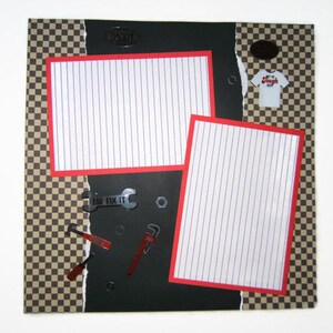 Dad Scrapbook Pages - Premade Dad Scrapbook Pages - Dad Scrapbook ...
