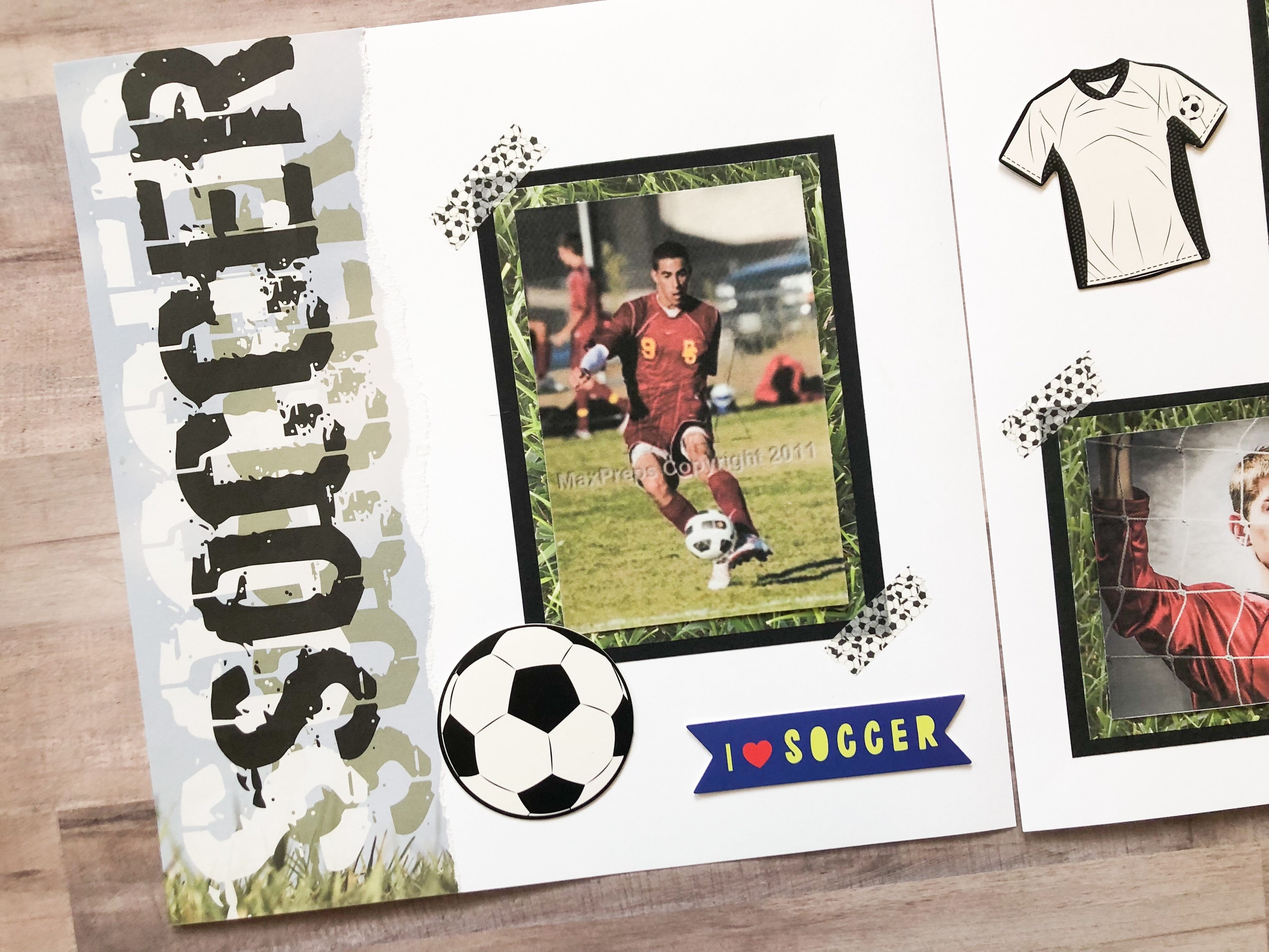 Soccer Scrapbook Titles