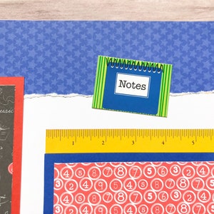 Fourth Grade Scrapbook Pages - Back to School Layout - Premade Fourth ...