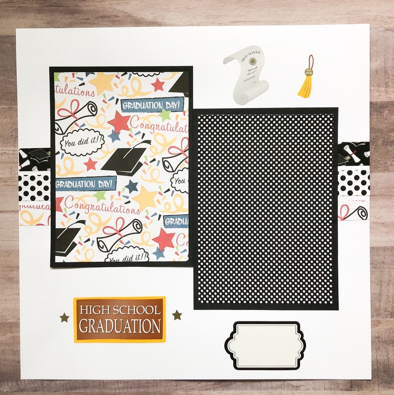 Premade Graduation Scrapbook Pages Graduation Scrapbook - Etsy