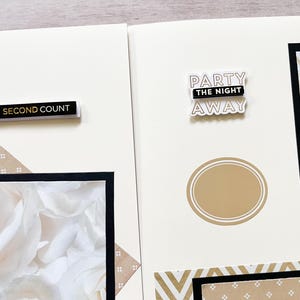 Prom Scrapbook Layouts - Premade Prom Scrapbook Pages - School Dance ...