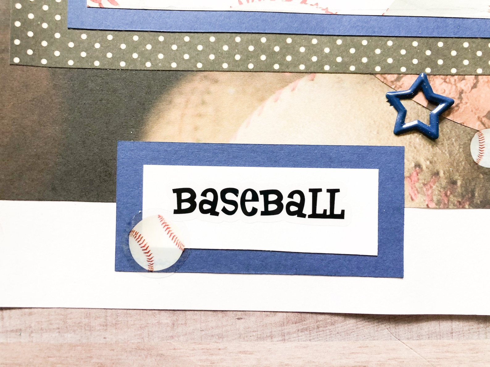 Baseball Shadow Box Layout Baseball Gift 12 by 12 Baseball - Etsy